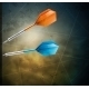 Grunge Background with Darts, Vectors | GraphicRiver