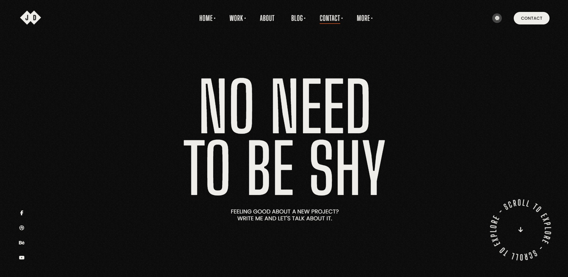 Jesper - Creative Portfolio Showcase HTML Website Template by Themetorium