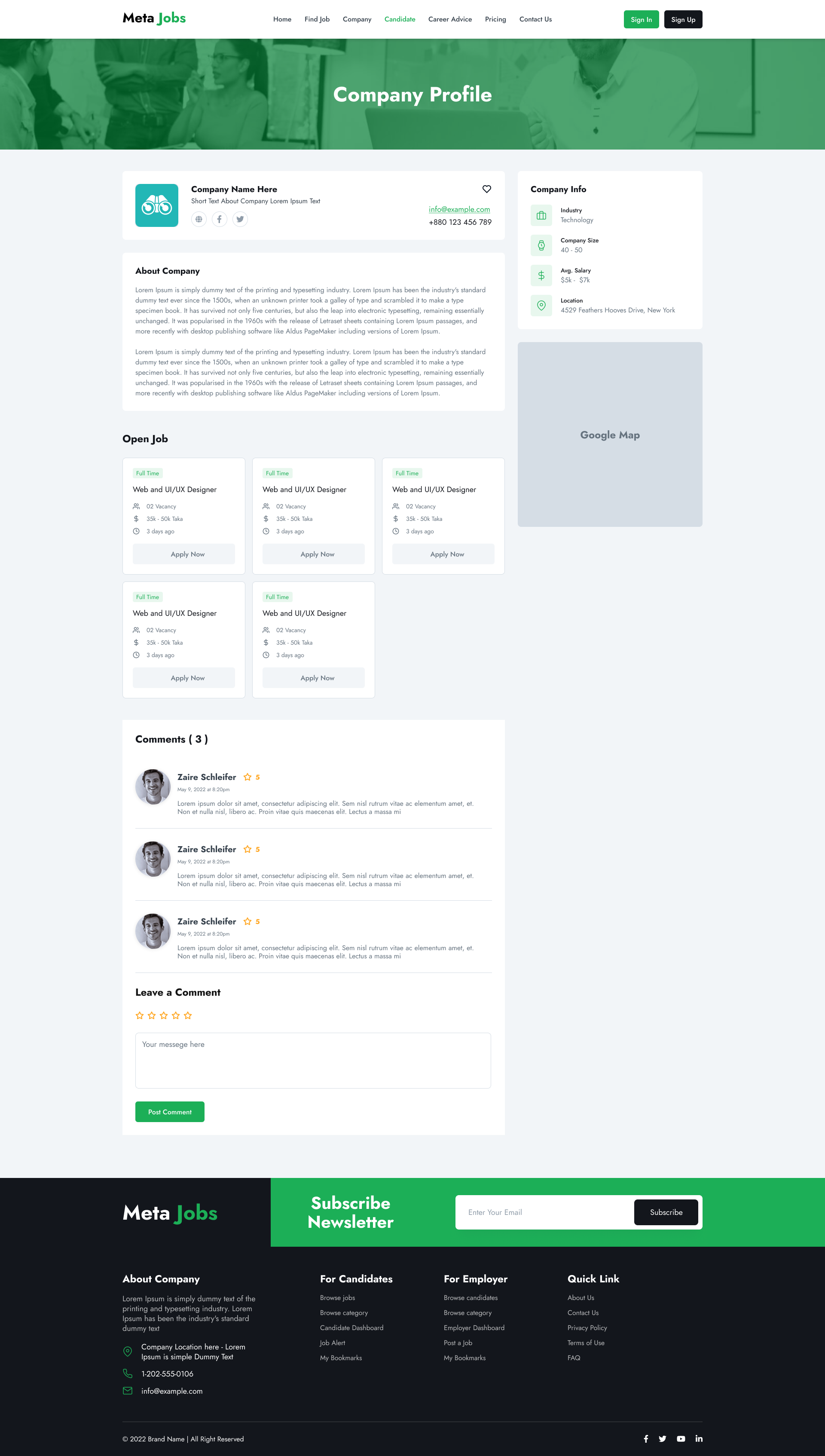 Metajob- Fullstack Job Board App with Nextjs by JS_Template | CodeCanyon
