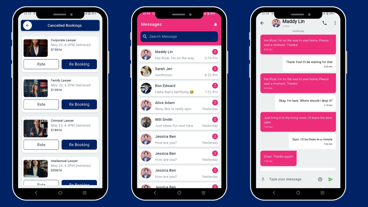 Legal App | AI-Powered Legal Services App Flutter Template | Law App ...