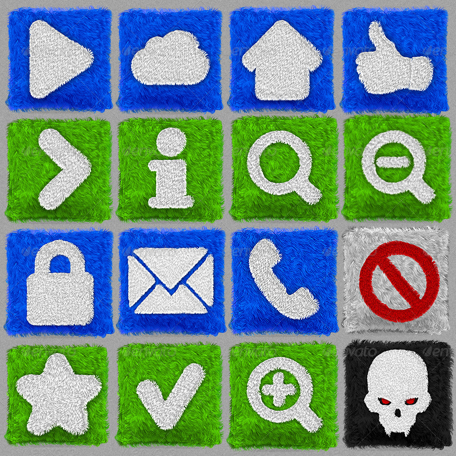 Furry Icons, Icons | GraphicRiver