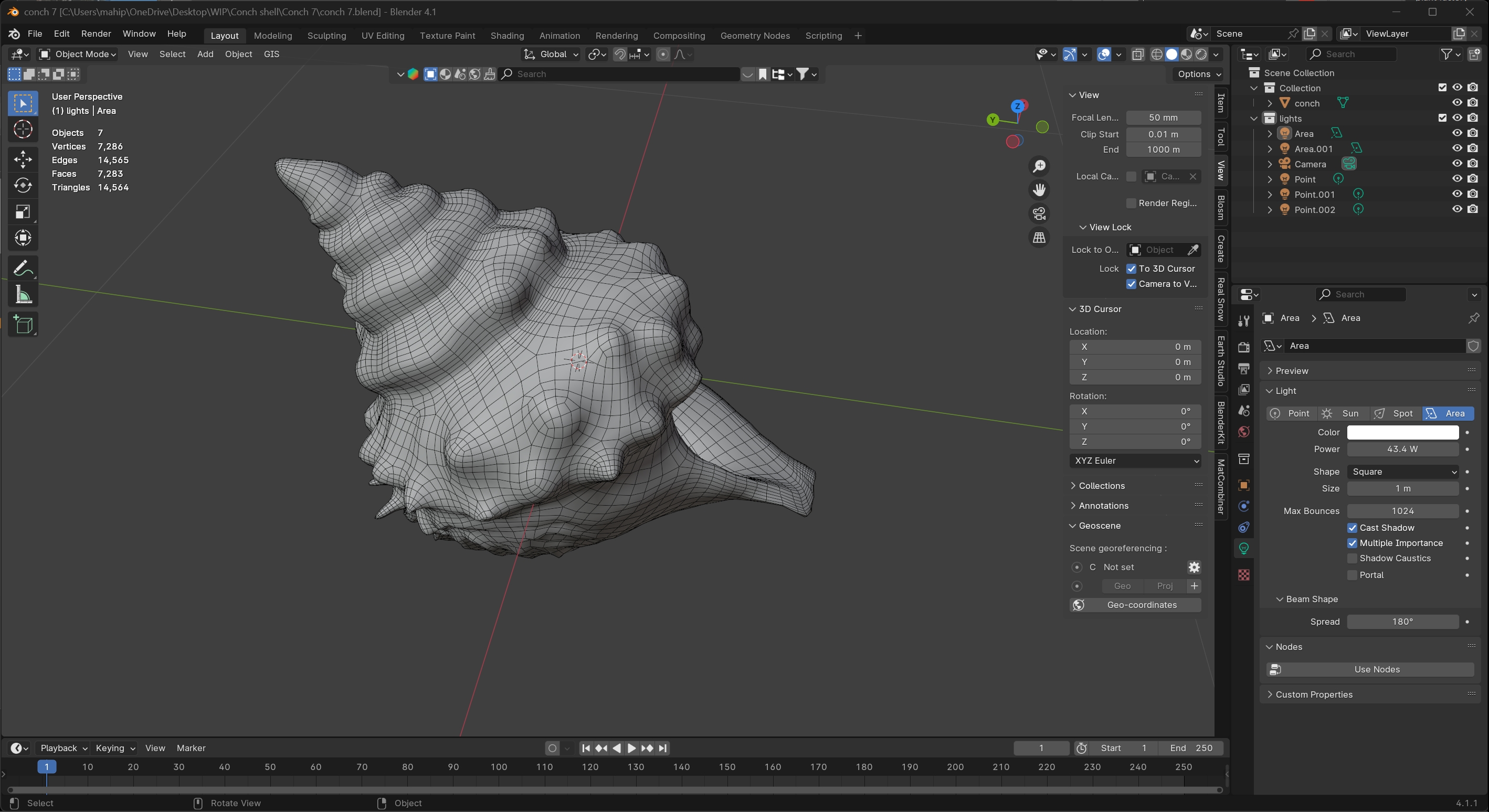 Conch shell v7 by TurboCG | 3DOcean