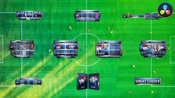 Sport Elements And Lower Thirds | DaVinci Resolve, DaVinci Resolve ...