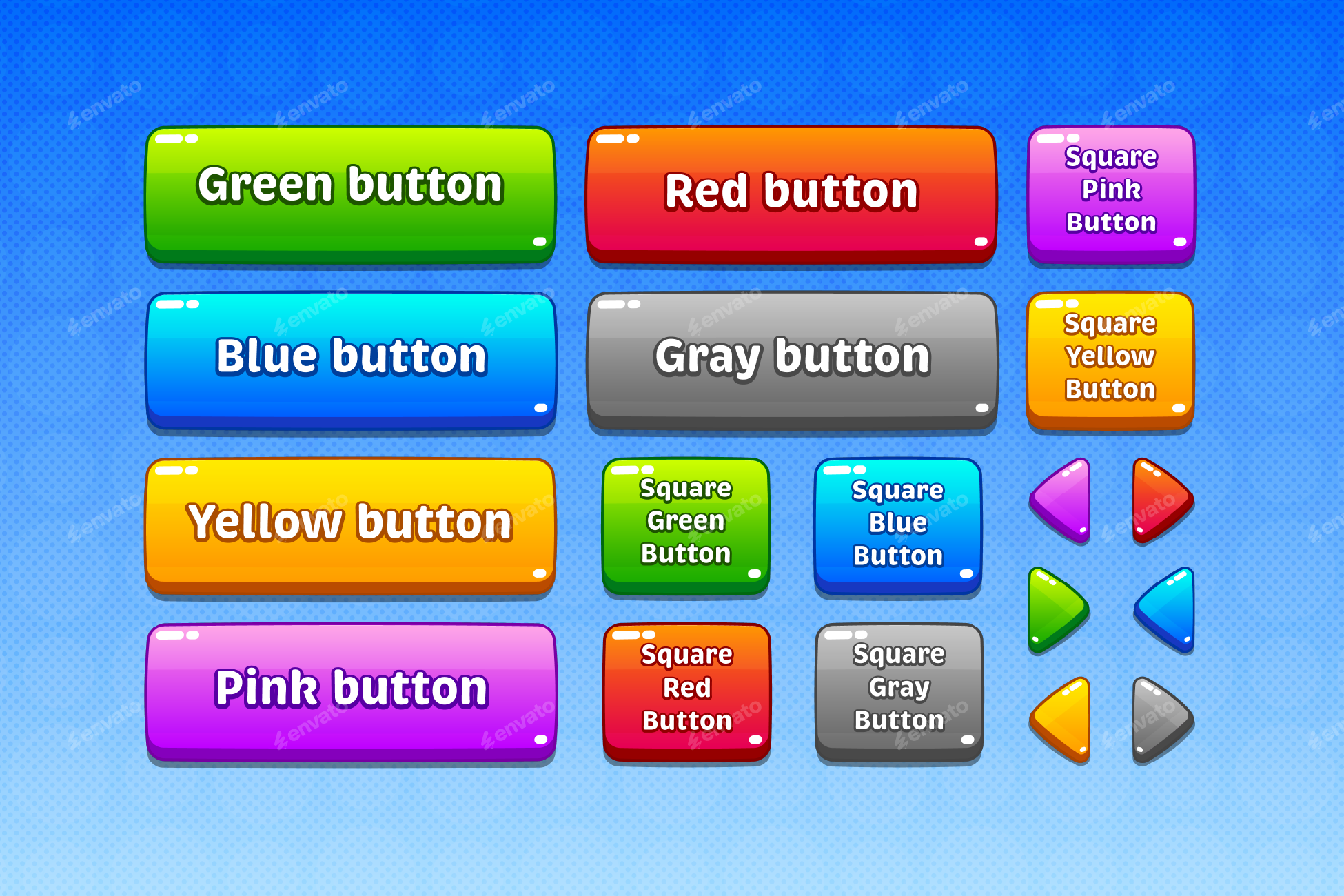 Game UI pack for mobile casual game, Game Assets | GraphicRiver