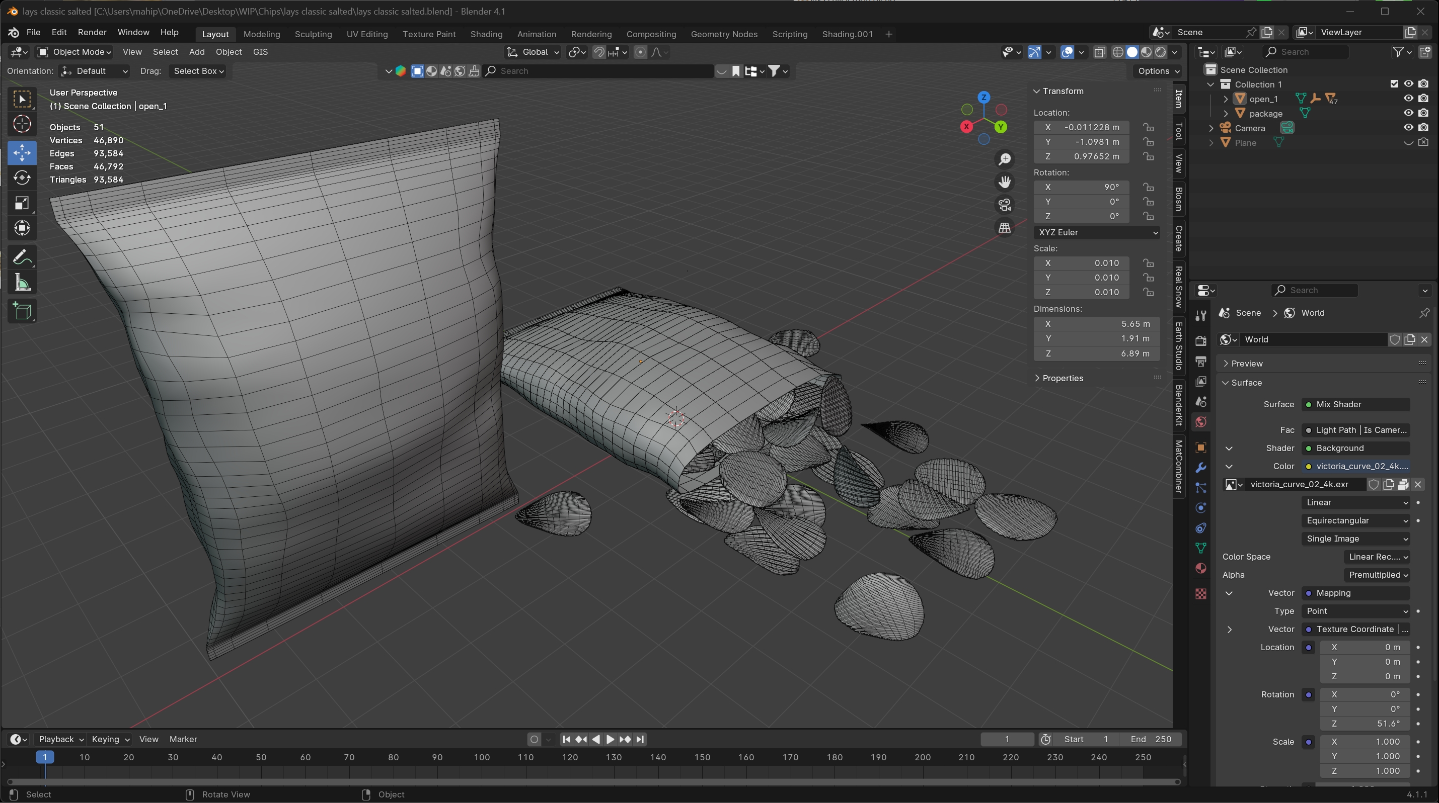 Lays Classic Salted by TurboCG | 3DOcean