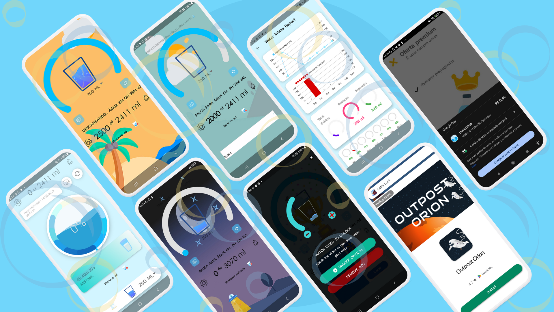 Kotlin: Water & Health Reminder App + Android Solution by carpejani