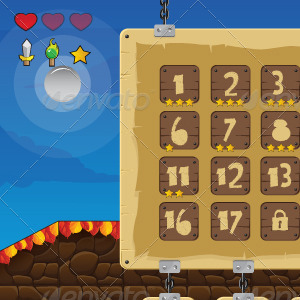 Adventure Game Ui, Game Assets | GraphicRiver