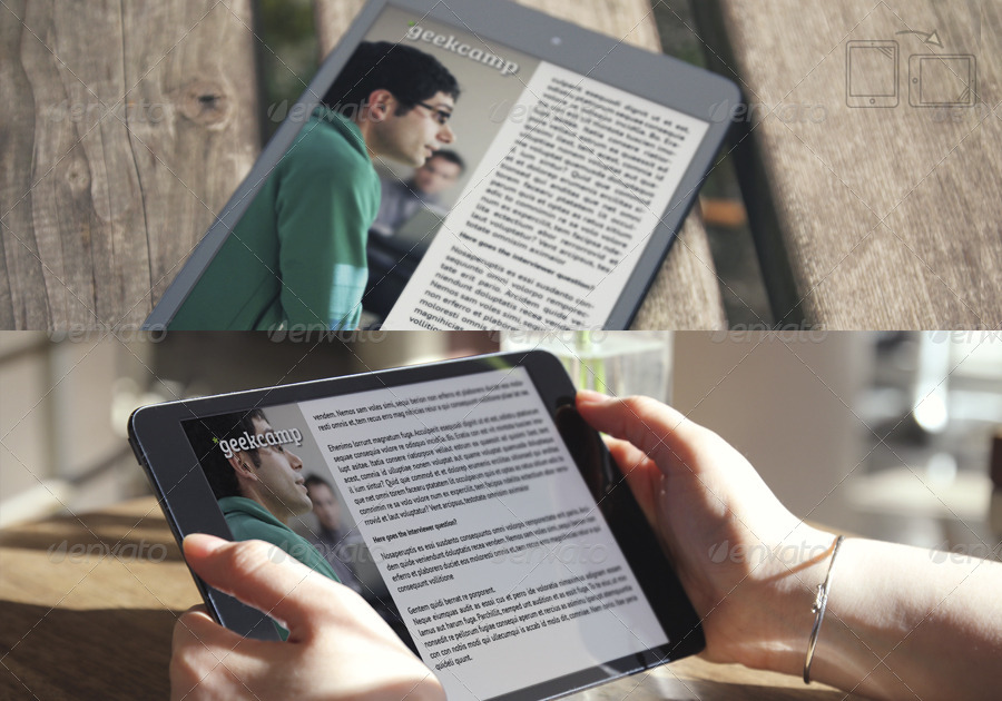 Geek Android 10" Digital Magazine Template by DePautaMadre | GraphicRiver