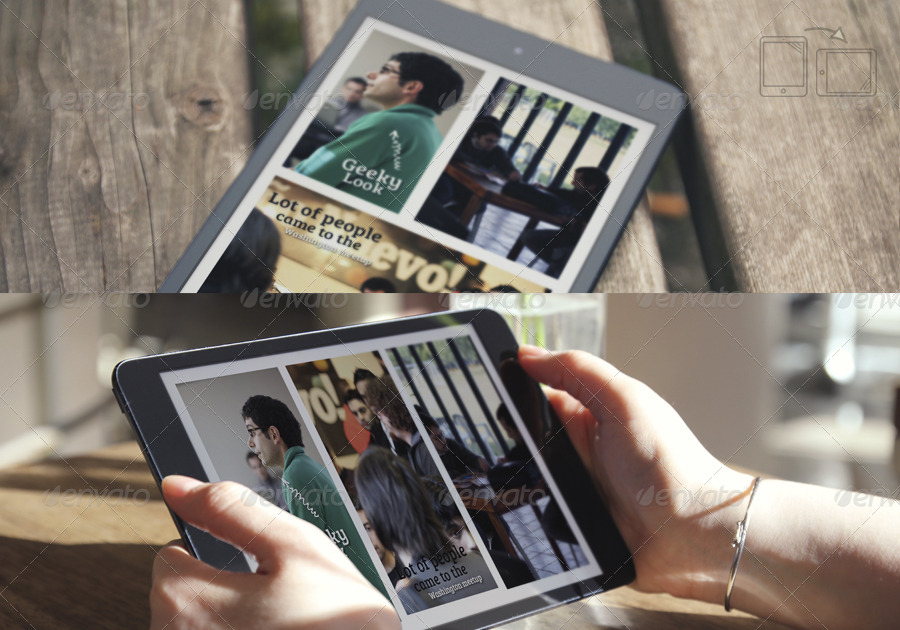 Geek Android 10" Digital Magazine Template by DePautaMadre | GraphicRiver