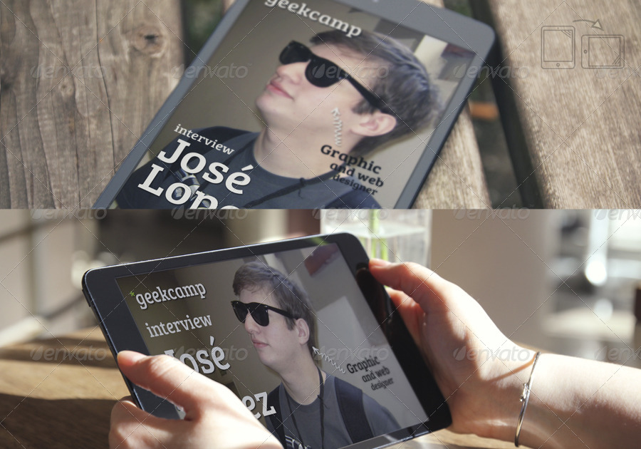 Geek Android 10" Digital Magazine Template by DePautaMadre | GraphicRiver