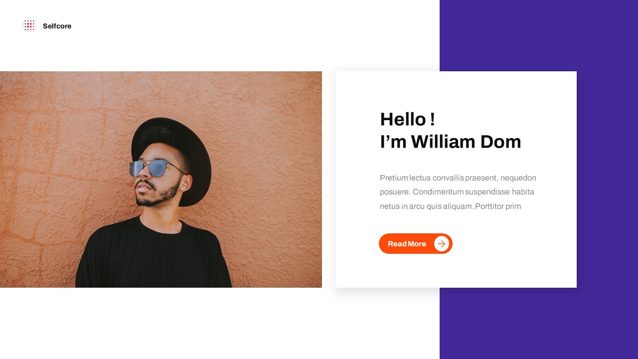 Selfcore - Self Introduction Keynote Template, Presentation Templates