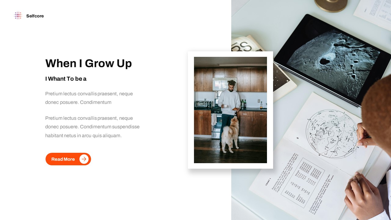Selfcore - Self Introduction Keynote Template, Presentation Templates