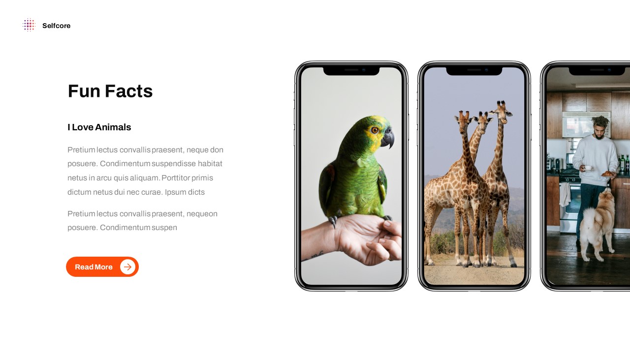Selfcore - Self Introduction Keynote Template, Presentation Templates