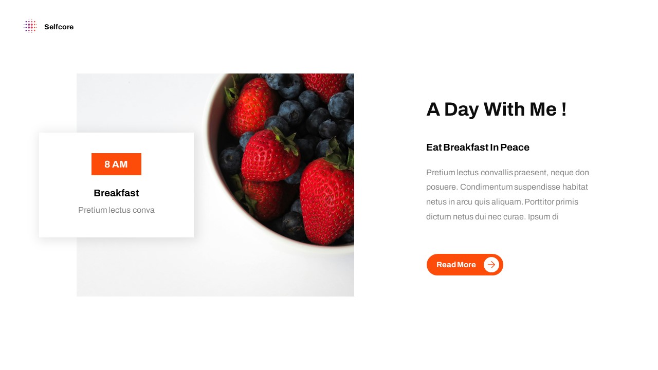 Selfcore - Self Introduction Keynote Template, Presentation Templates