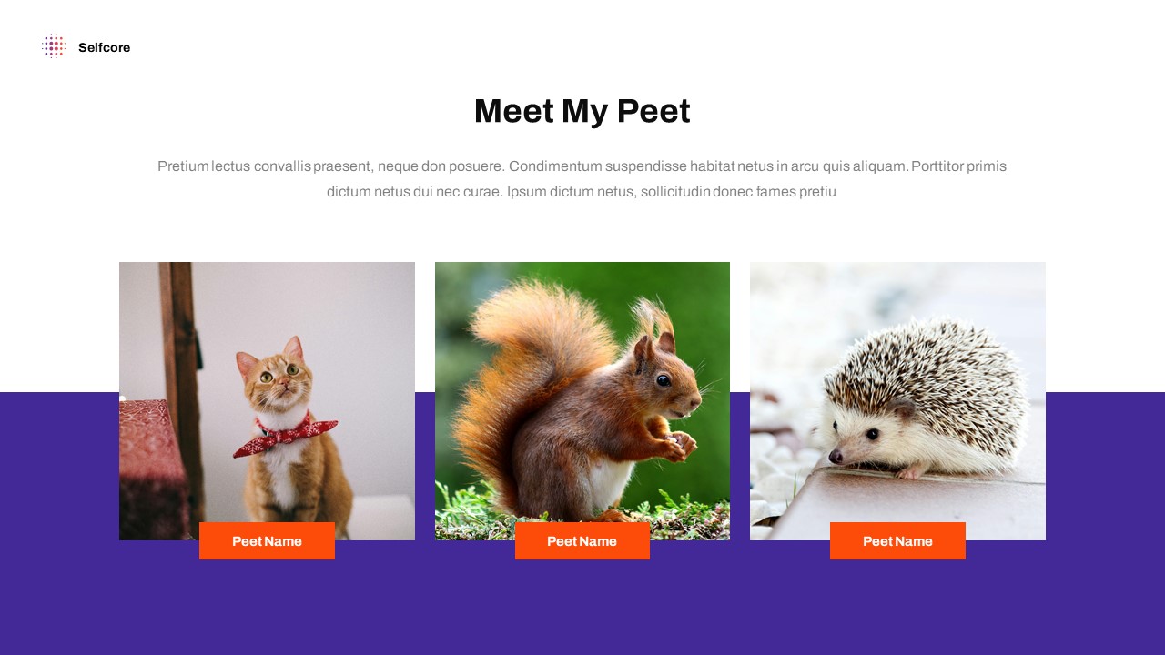 Selfcore - Self Introduction Keynote Template, Presentation Templates