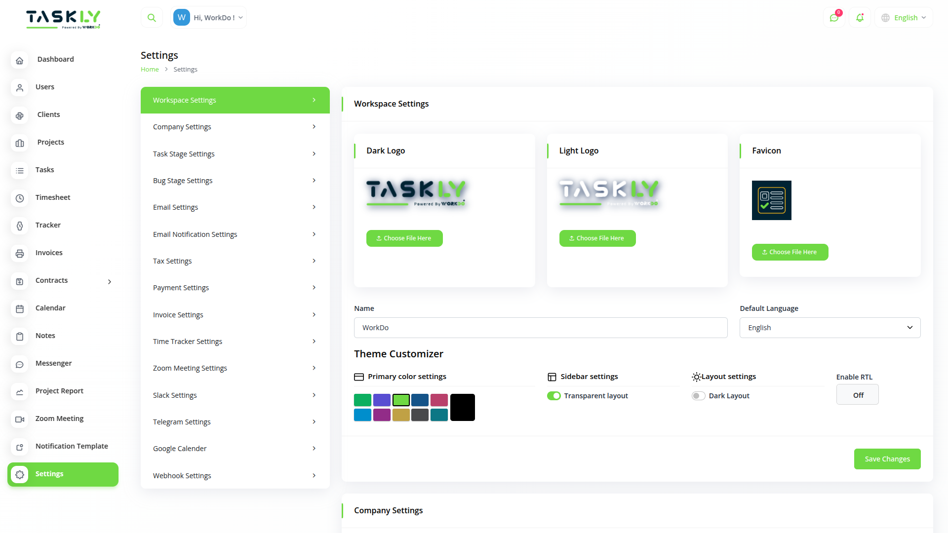 TASKLY – Project Management Tool by WorkDo | CodeCanyon