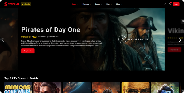 Streamit WP - Video Streaming WordPress Theme by iqonicdesign | ThemeForest