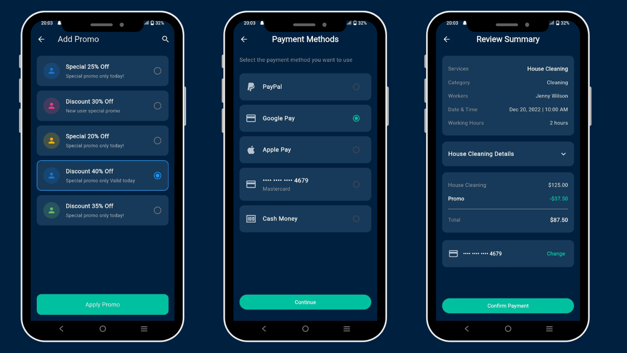 AI-Powered Handyman Home Service Flutter App UI Kit | On-Demand ...