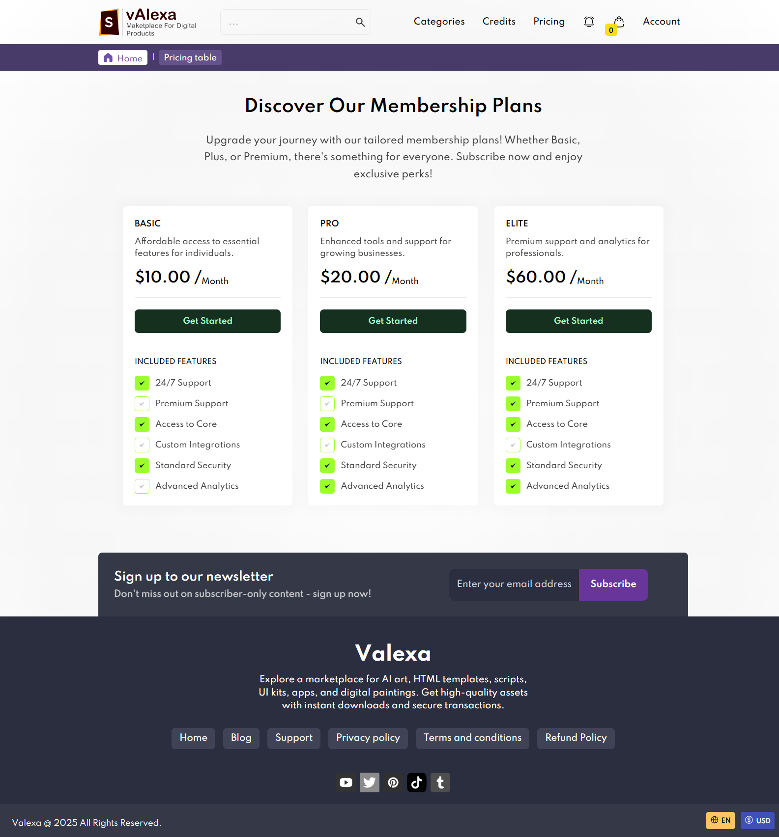 Valexa PHP Script For Selling Digital Products And Digital Downloads by Codemayer