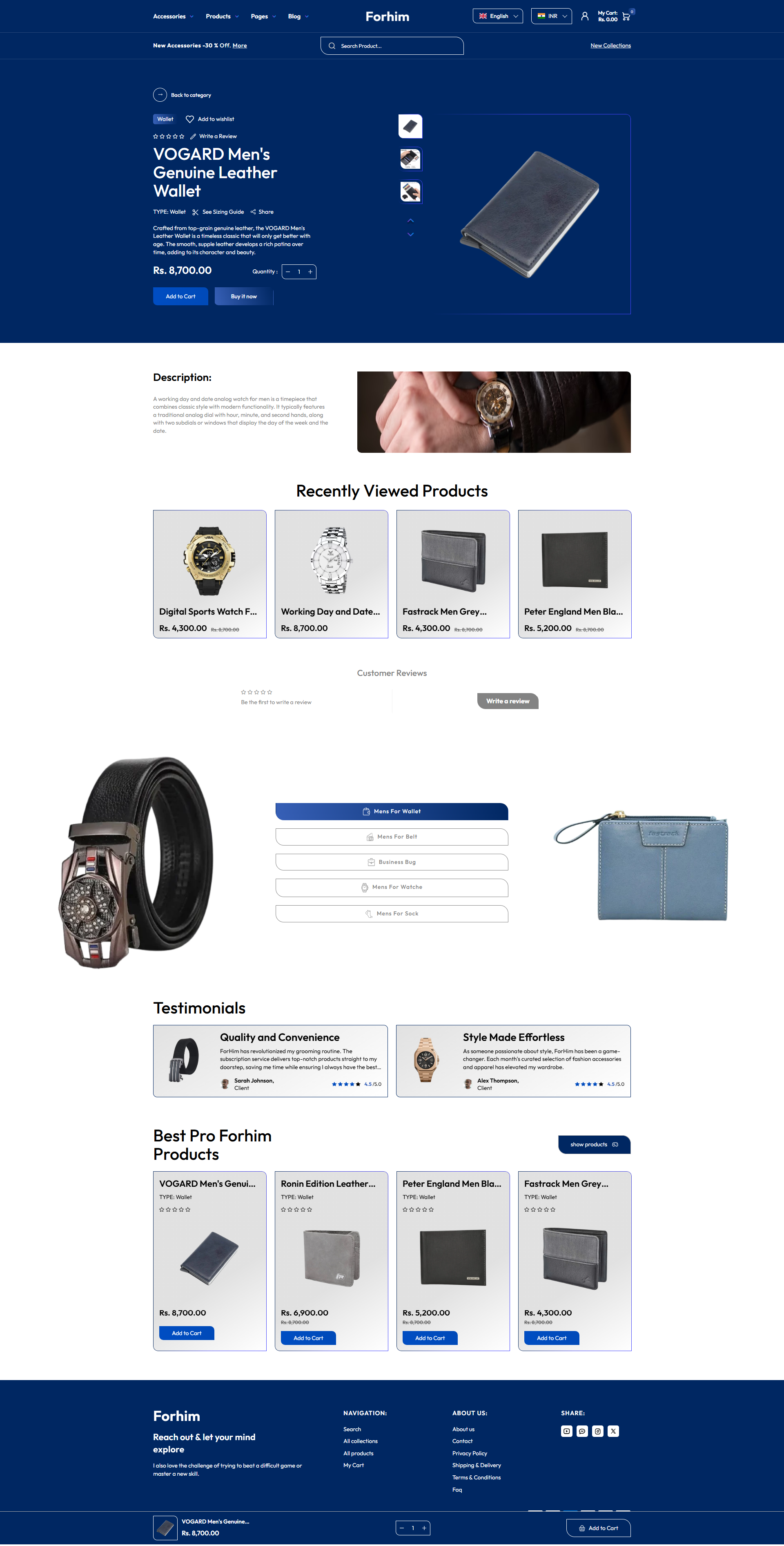 Forhim - Smart and Fashionable eCommerce Shopify OS 2.0 by WorkDo ...