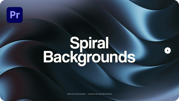 Spiral Backgrounds For Premiere Pro, Premiere Pro Templates | VideoHive