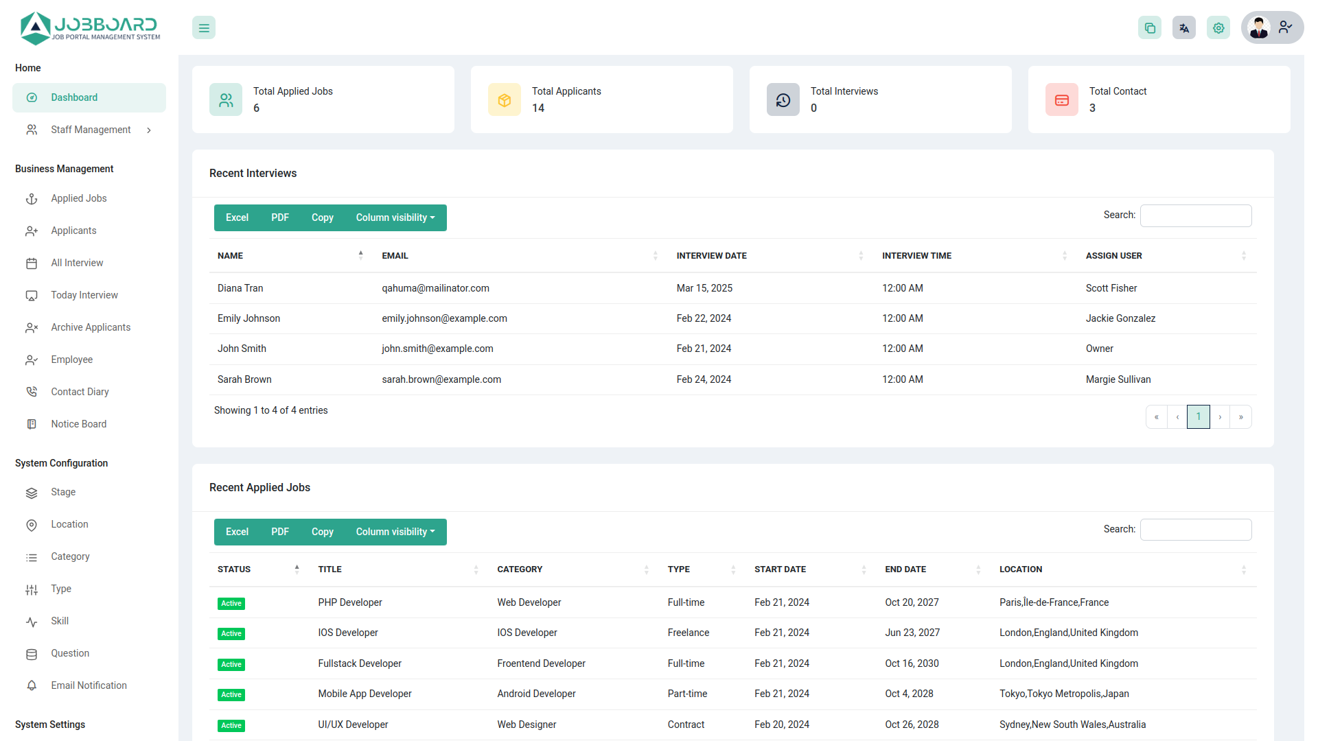 Job Board SaaS - Job Portal Management System by smartwebinfotech | CodeCanyon