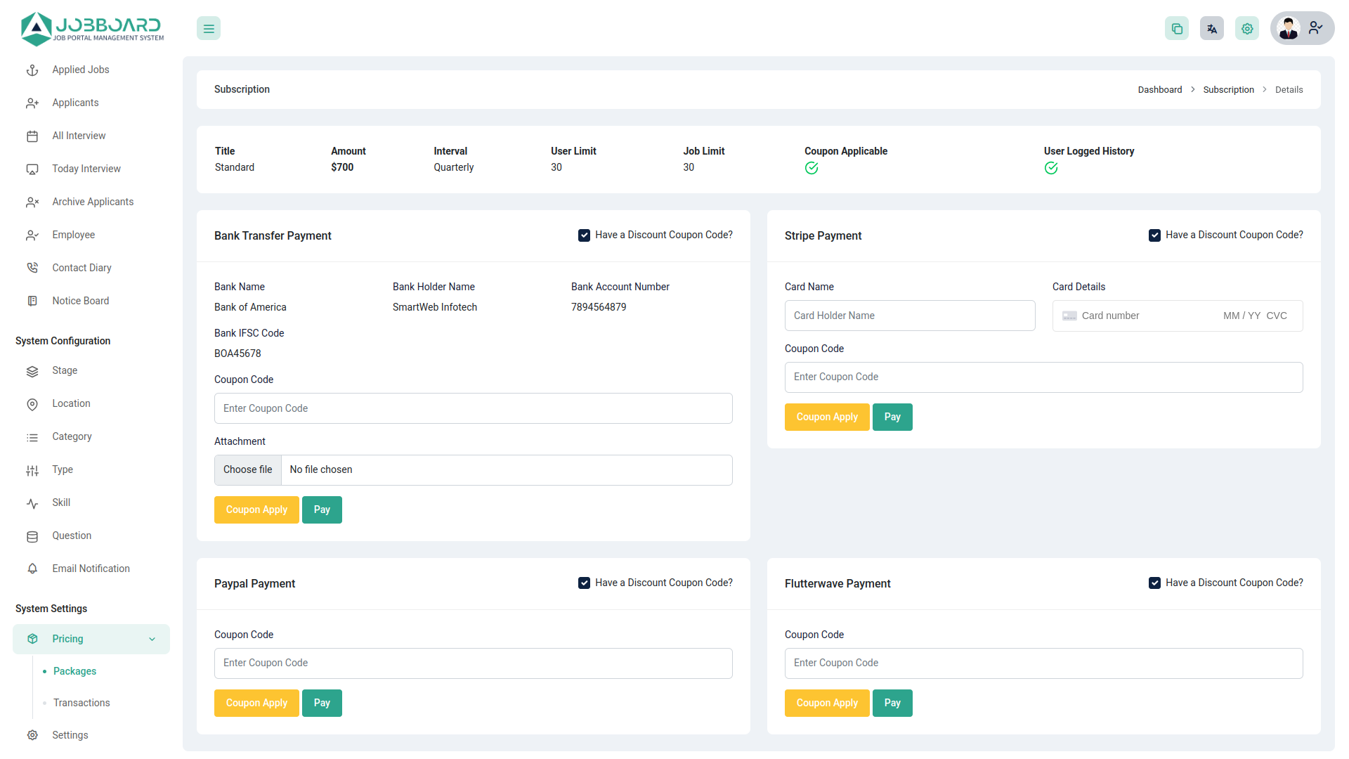 Job Board SaaS - Job Portal Management System by smartwebinfotech ...