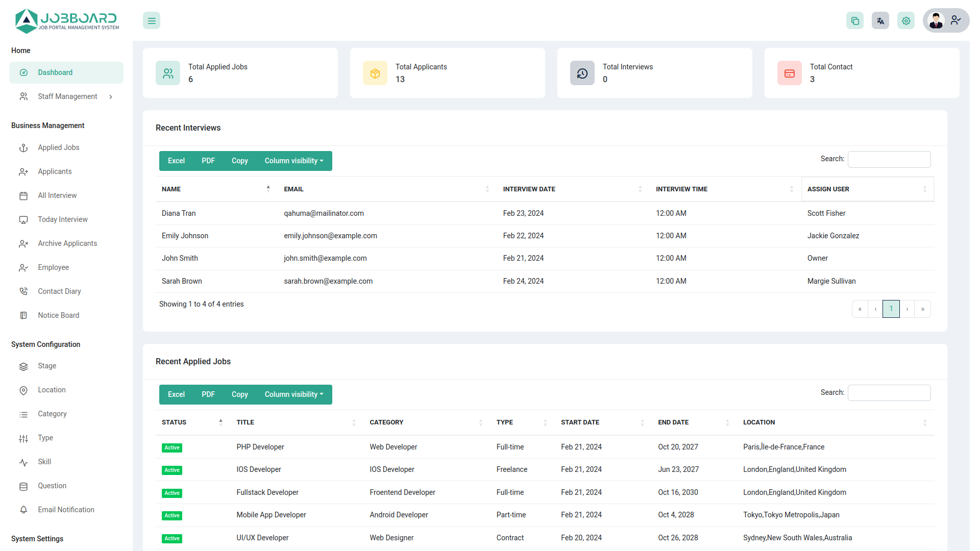 Job Board - Job Portal Management System by smartwebinfotech | CodeCanyon