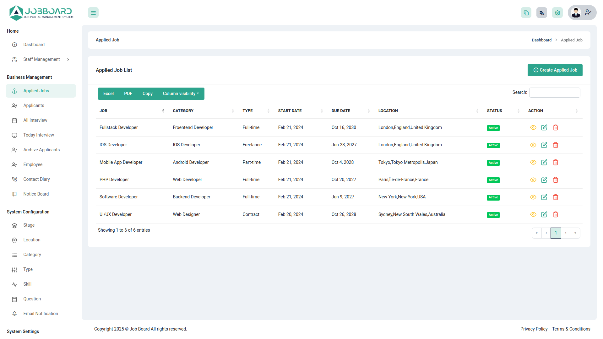 Job Board - Job Portal Management System by smartwebinfotech | CodeCanyon