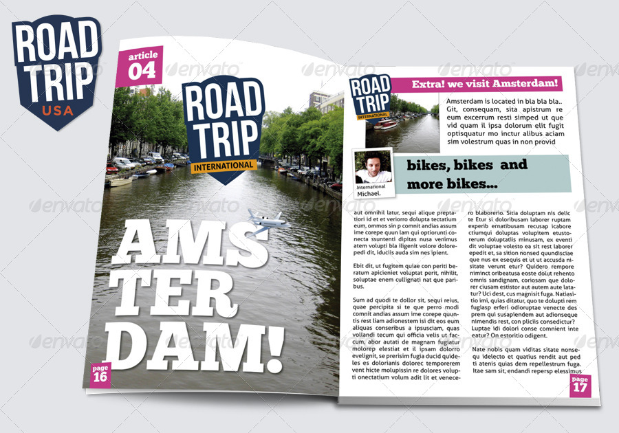 RoadTrip Magazine Bundle! Print + iPad + Android, Print Templates ...