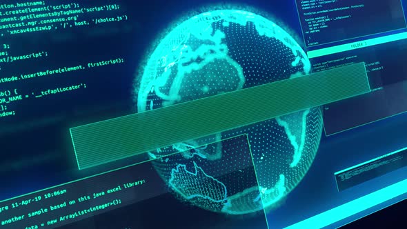 System Protected and Earth Connections Network, Motion Graphics | VideoHive