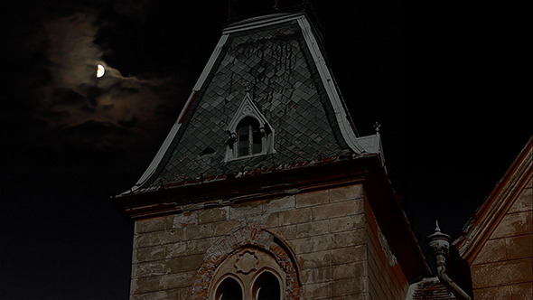 Dark Night Manor, Stock Footage | VideoHive