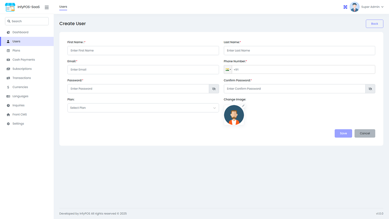 Pos Saas For Multi Store Outlets Built On Laravel React Js By Infyomlabs