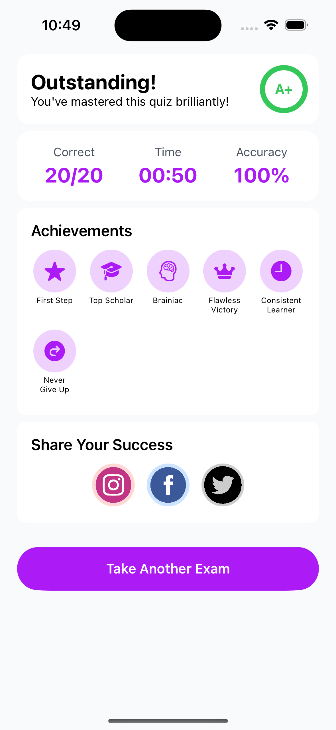 QuizzyPro – SwiftUI + AdMob + Gamification by Kvtmi | CodeCanyon