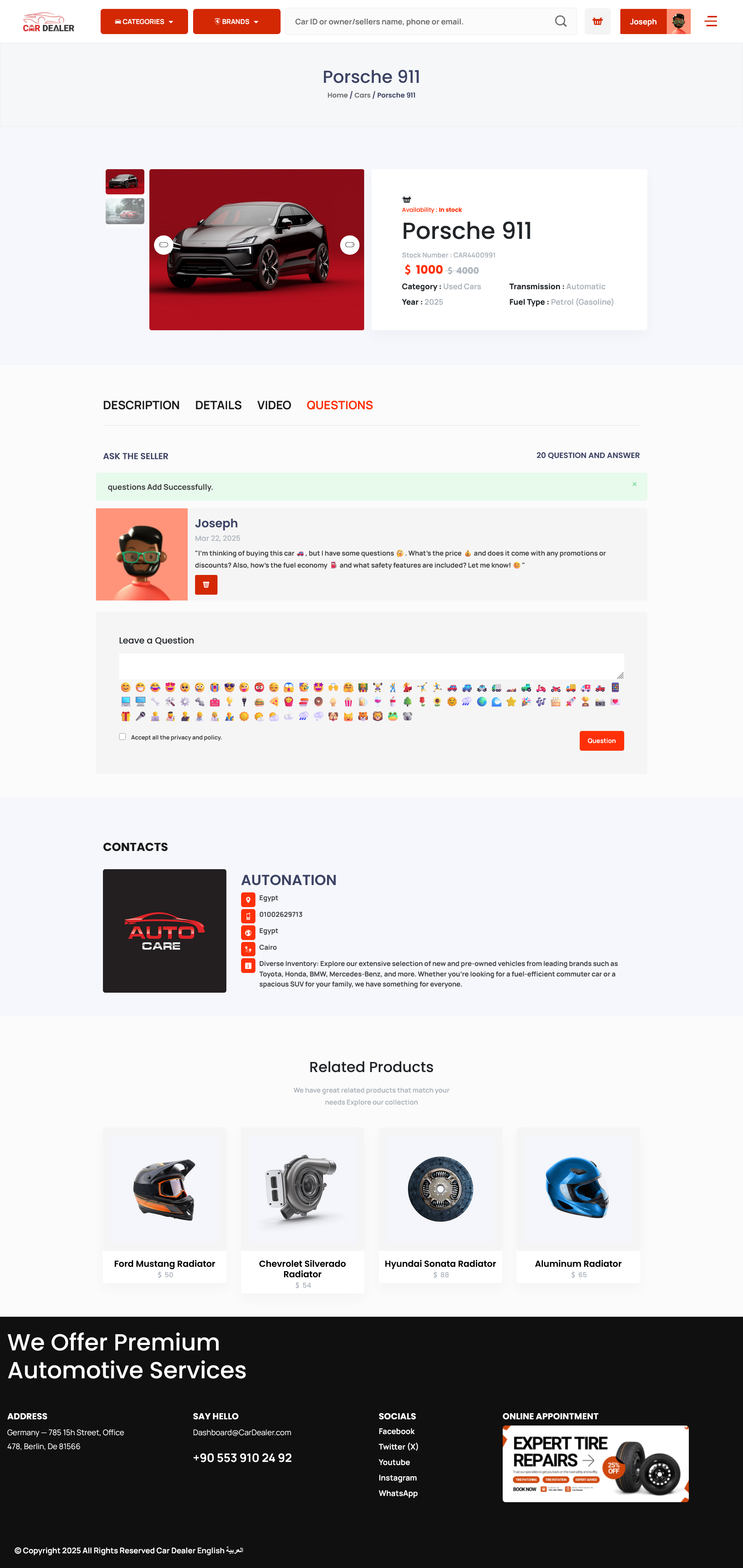 CarDealer – Buy Sell Car Marketplace Script Theme by Meteros | CodeCanyon