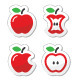 Apple Variation Labels Set, Vectors | GraphicRiver