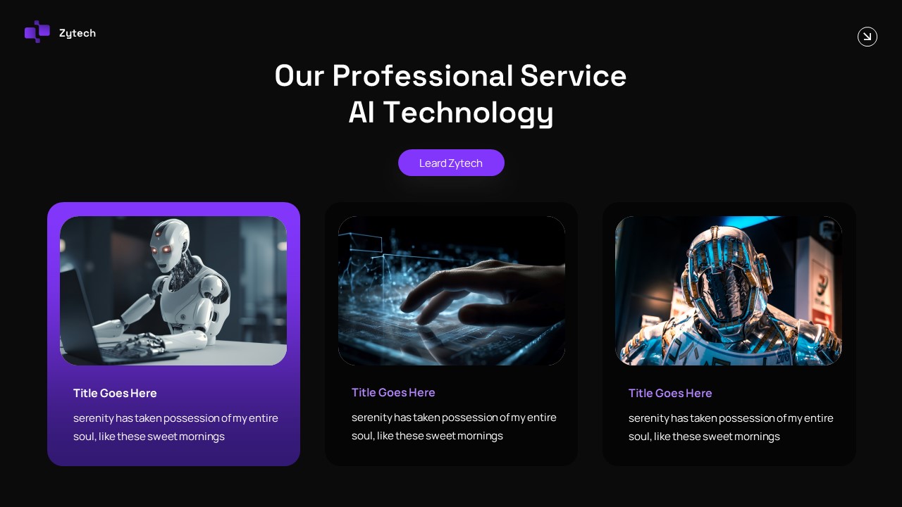 Zytech - Artificial Intelligence PowerPoint Template, Presentation ...