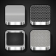 Set of Metal IOS Icons, Vectors | GraphicRiver