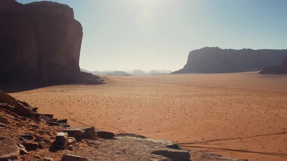 Wadi Rum Red Desert in Jordan, Stock Footage | VideoHive