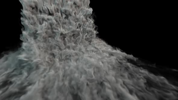 Looping Smoke Flow With Alpha , Motion Graphics | VideoHive