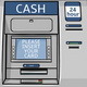 Vector Cartoon Cash Machine, Vectors | GraphicRiver