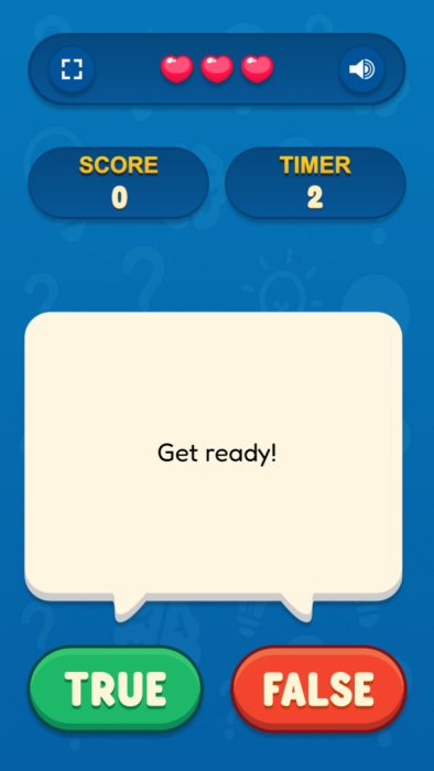 True or False – Quiz Game by GamesGouki | CodeCanyon