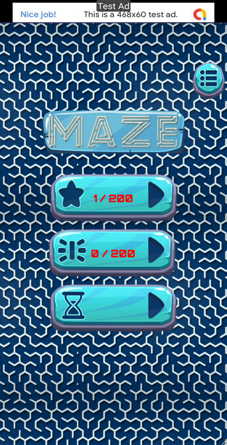 Maze 400 (Admob + GDPR + Android Studio) by gradle | CodeCanyon