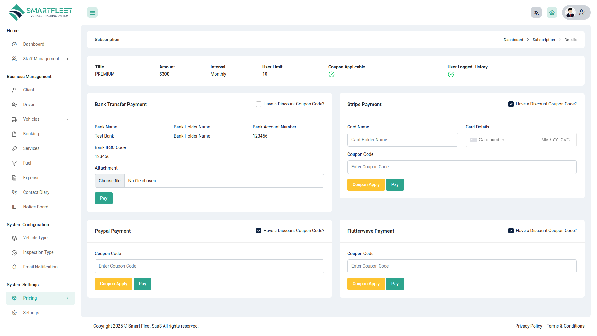 Smart Fleet SaaS - Vehicle Tracking System by smartwebinfotech | CodeCanyon