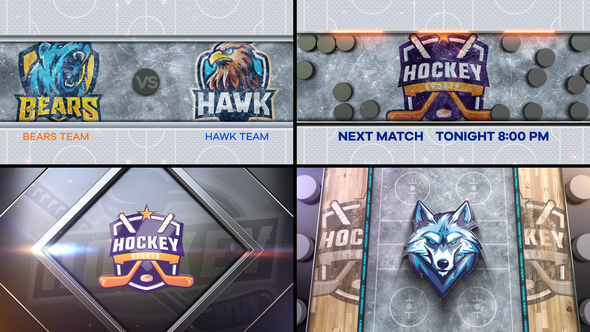Ice Hockey Bumper 2 (4-Bumpers), After Effects Project Files | VideoHive