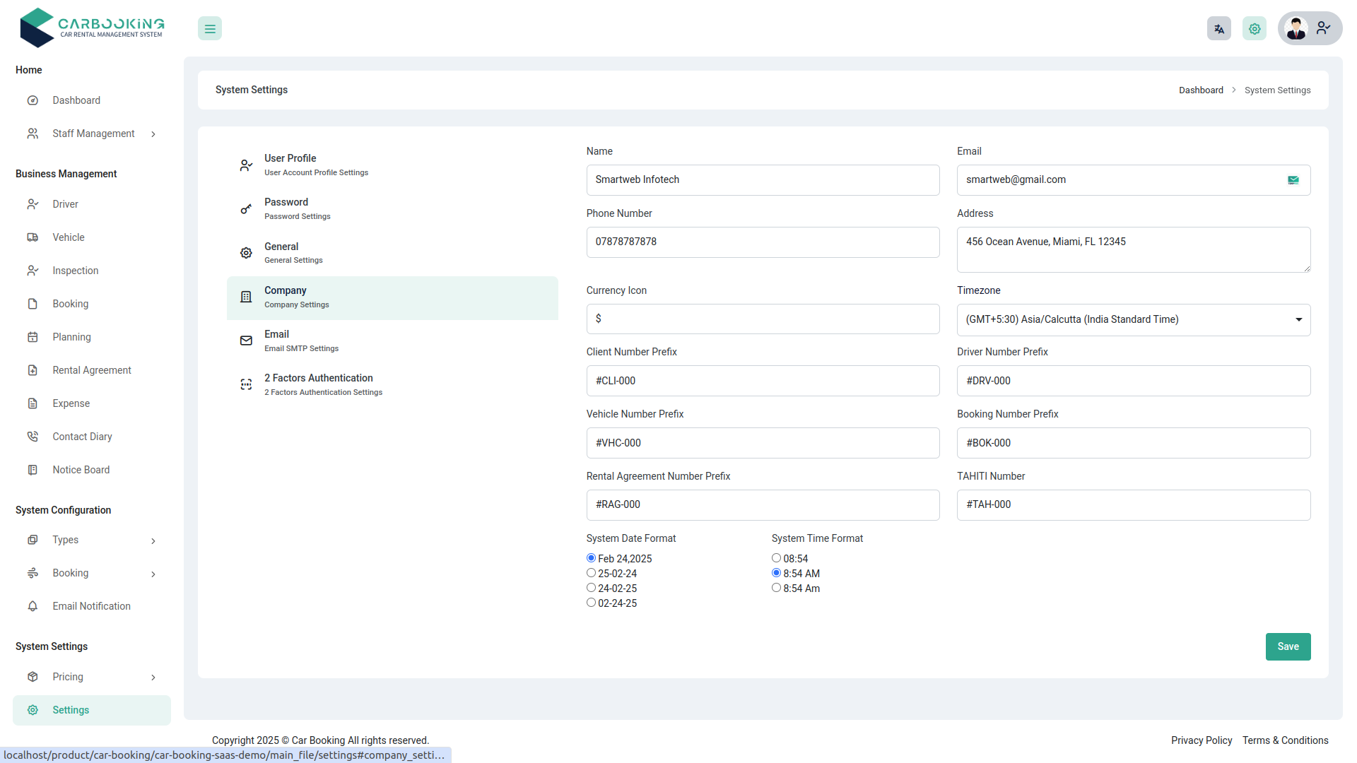Car Booking SaaS - Car Rental Management System by smartwebinfotech