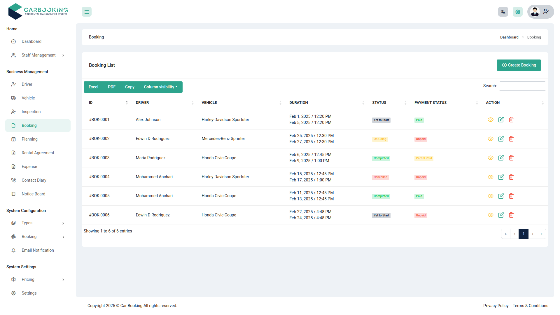 Car Booking SaaS - Car Rental Management System by smartwebinfotech