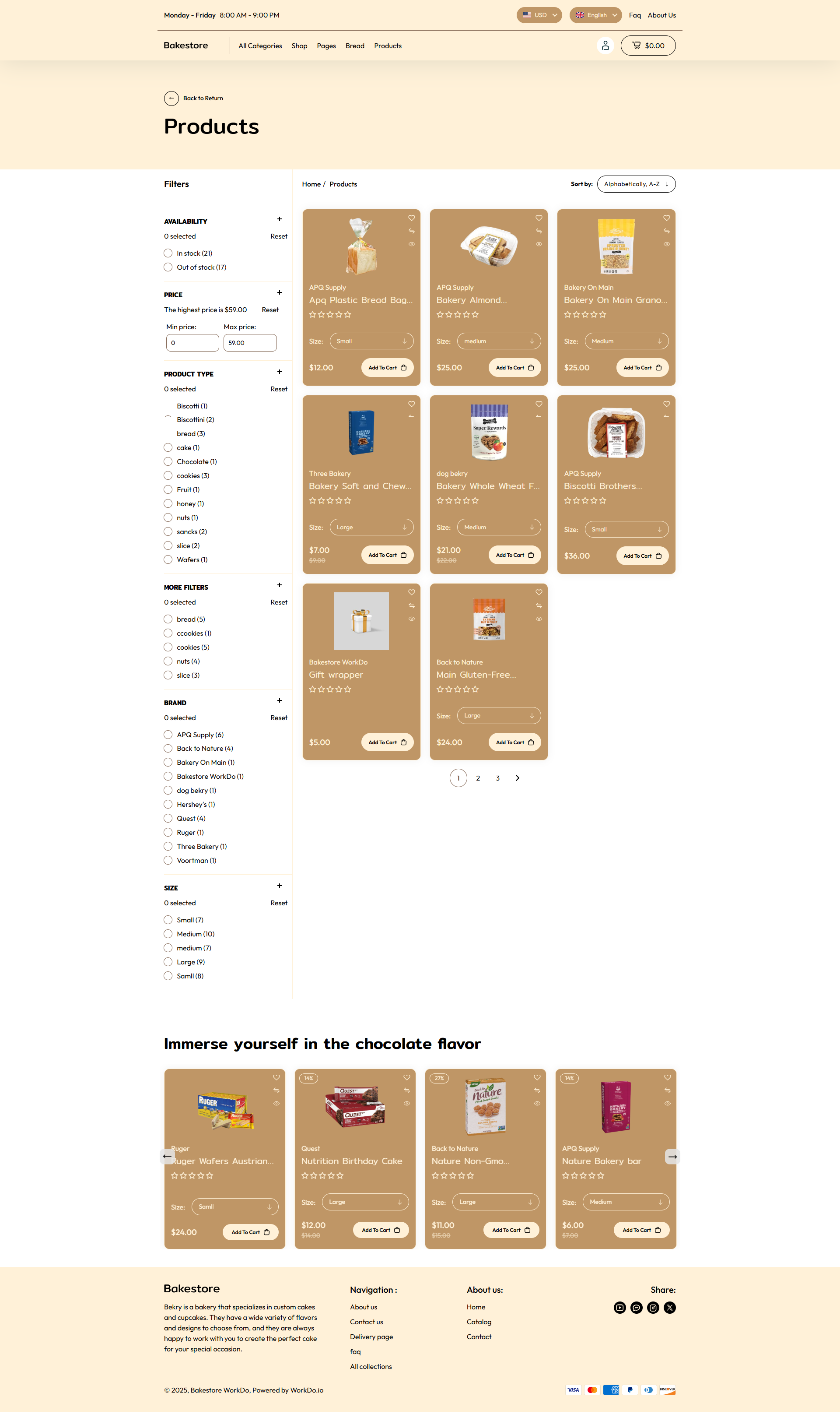 Bake Store - Cakes and Sweets Store Shopify 2.0 Theme by WorkDo ...