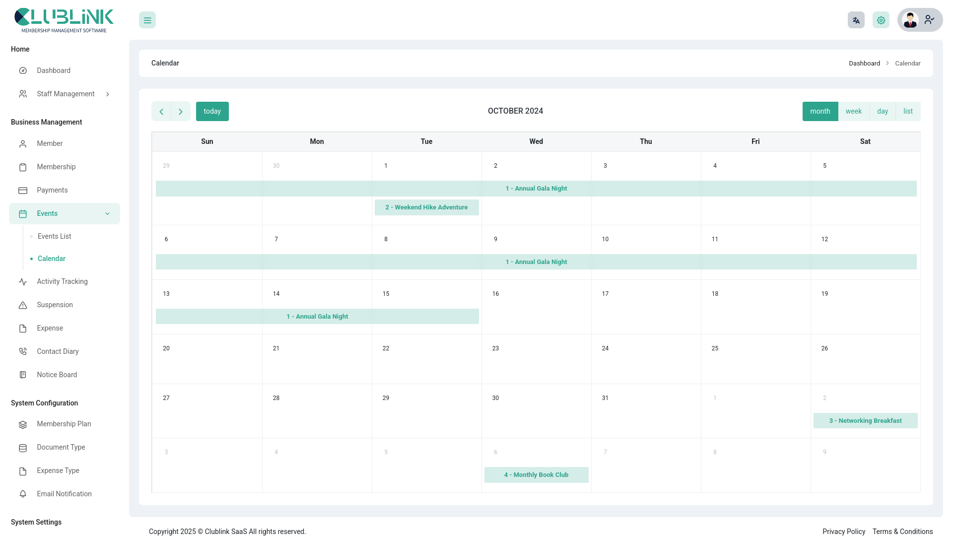 Clublink SaaS - Membership Management Software by smartwebinfotech