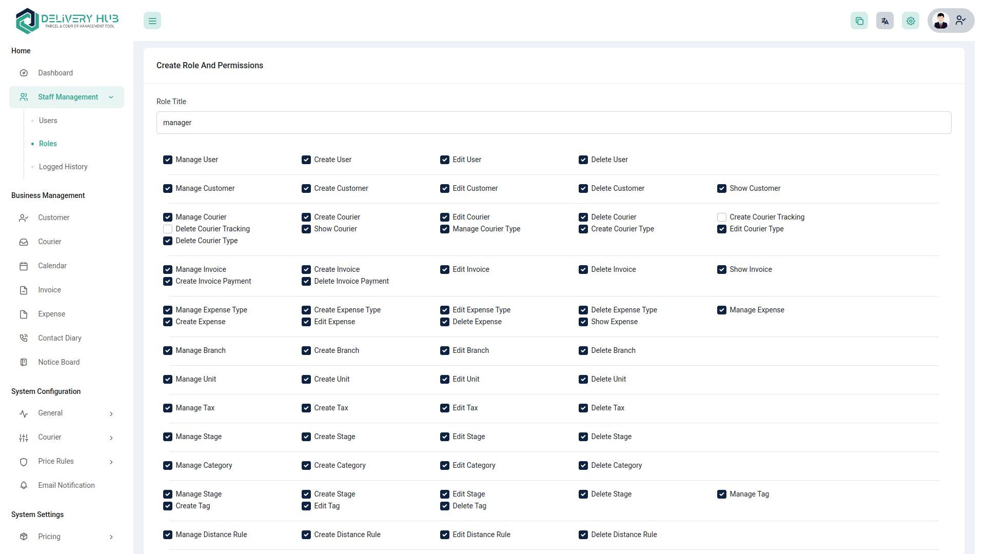 Delivery Hub SaaS - Parcel & Courier Management Tool by smartwebinfotech